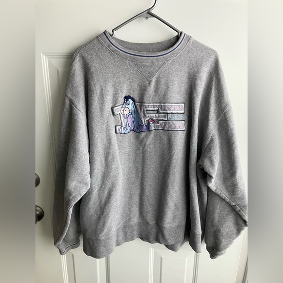 Disney | Sweaters | Vintage 9s Disney Eyeore Winnie The Pooh Sweater ...